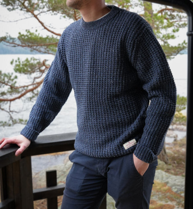 Amundsen Field Sweater Mens Faded Navy – Framsport